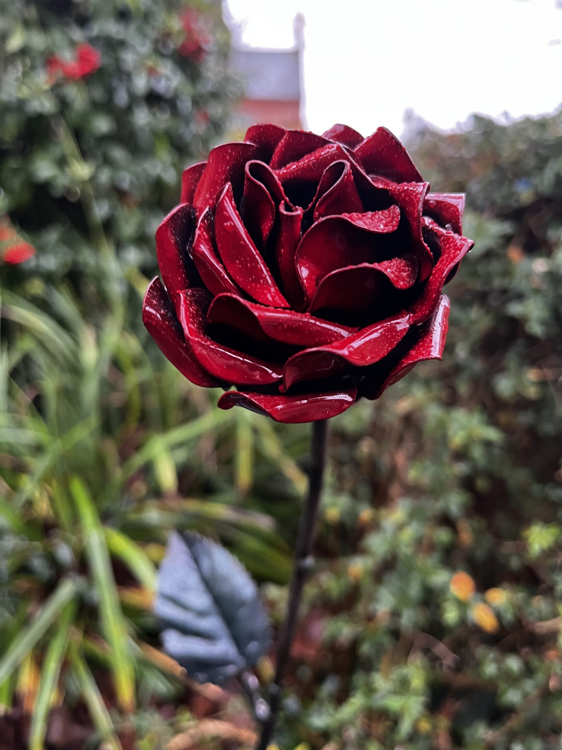 Timeless Handcrafted Rose with Elegant Leaves | Old Smithy North Lincs